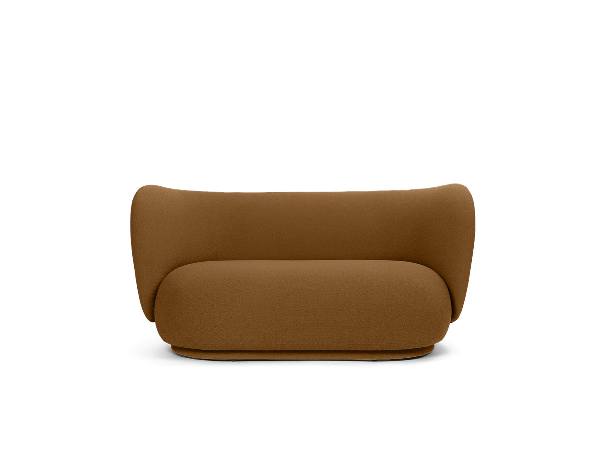Rico Nature-Driven Modernist Curved Standard Sofa – Circa