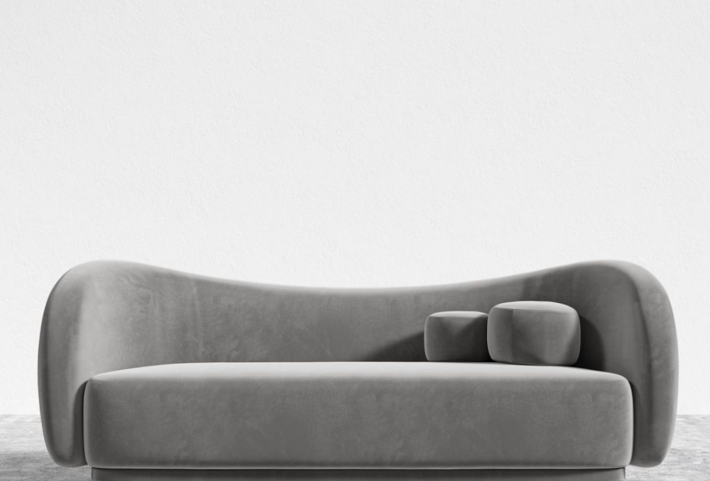 Diane Modern Velvet Sofa with Tight Back and Cushioned Seat – Circa