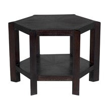 Yehuda Contemporary Artisan Crafted Hexagonal Center Table – Circa