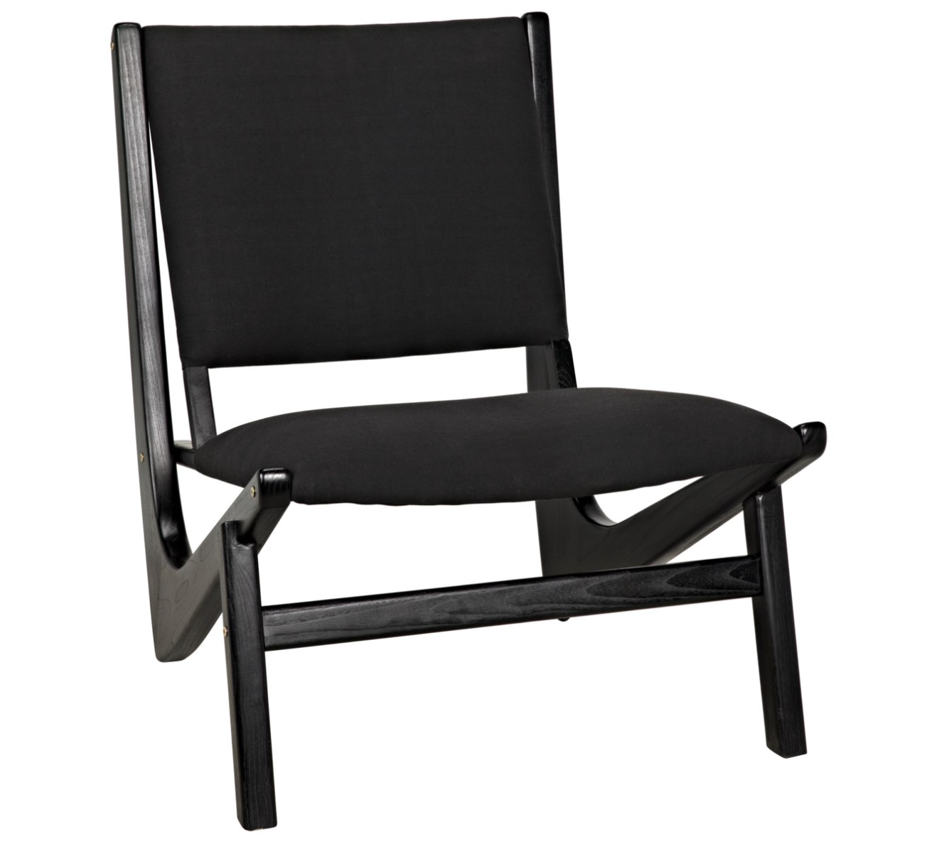 Boomerang Timeless Minimalist Mid Century Armless Club Lounge Chair – Circa