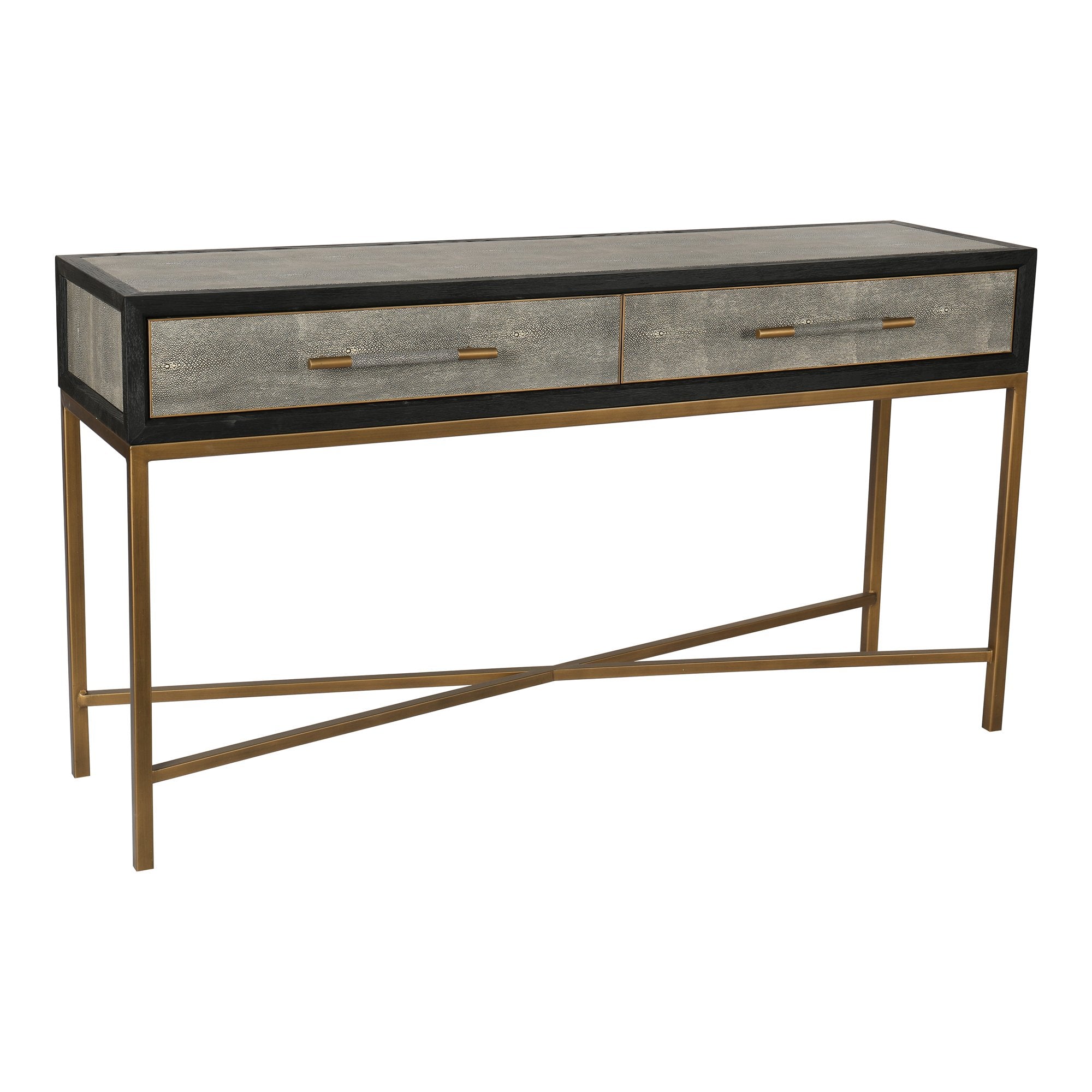 Artful Traditionalist Deco Mako Art Deco Entryway Console – Circa