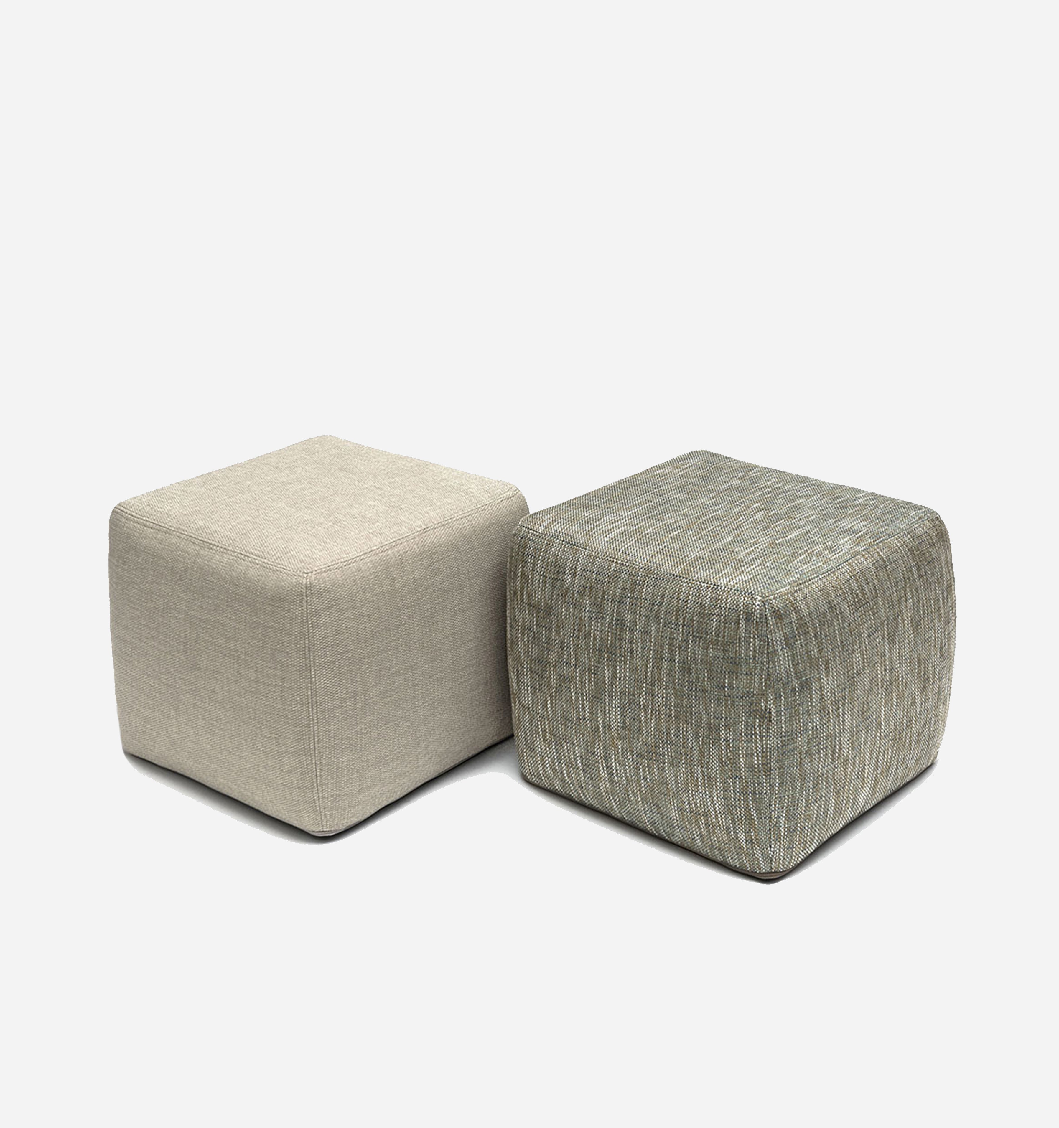 Timeless Square Pouf Side Table | Unique Storage Ottoman – Circa